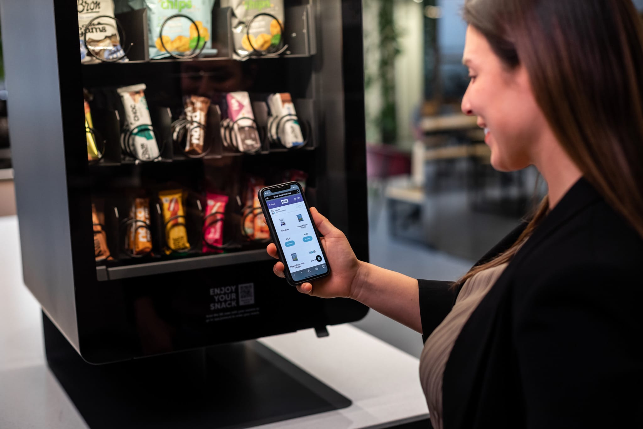 De smart vending drankautomaat: verfrissende frisdranken | Junea